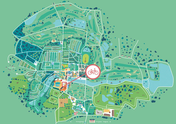 Bike rentals for parents and children - Les Ormes