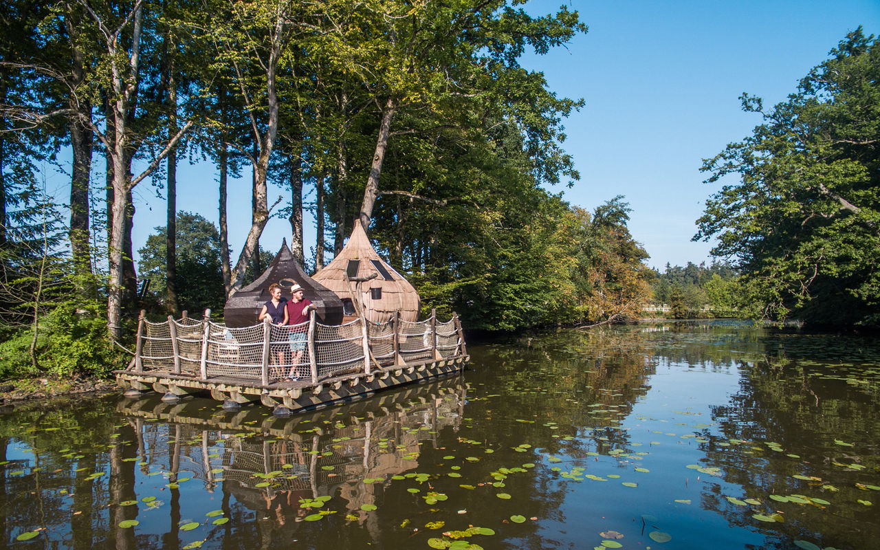 Cabane sur l'eau en duo/trio - Hébergement insolite en Bretagne - Les Ormes